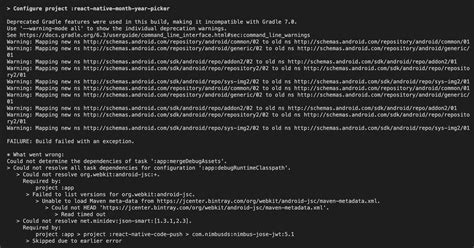 Build App Fail · Issue 136 · Gusparisreact Native Month Year Picker