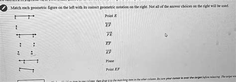 Solved Geometric Figure On The Left With Its Correct Geometric