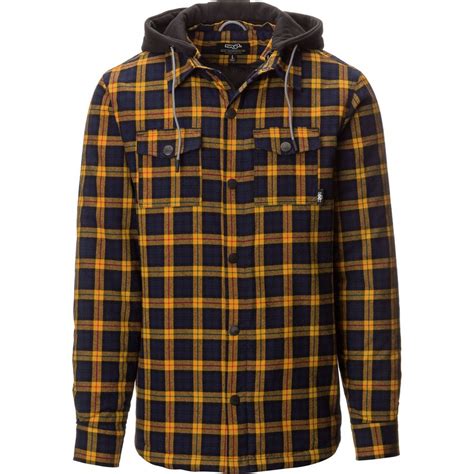 Saga Insulated Hooded Flannel Shirt Mens