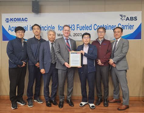 Abs Awards Komac Aip For Ammonia Fuelled Boxship Design Shipenergy