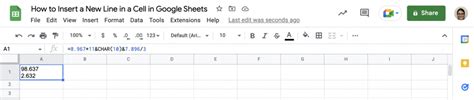 How To Insert A New Line In A Cell In Google Sheets Layer Blog