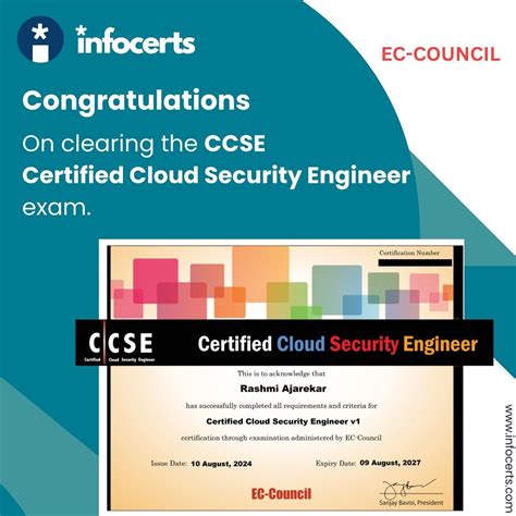 Ccse Cloudsecurity Certification Infocerts Cybersecurity And Grc Certifications