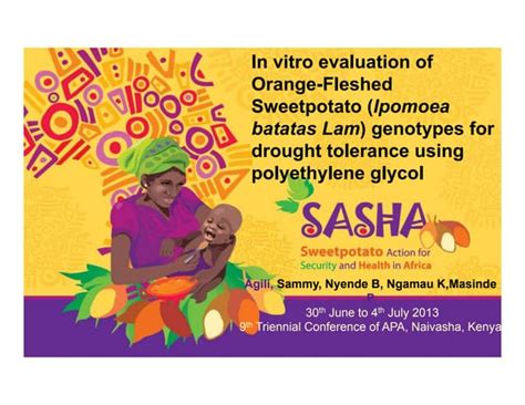 Sess08 3 Agili In Vitro Evaluation Of Orange Fleshed Sweetpotato Ipomoea Batatas Lam Genotypes