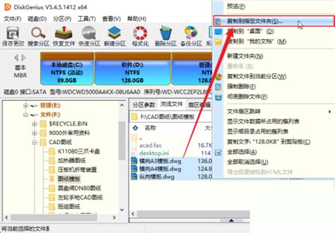 Diskgenius怎么将分区中的文件复制到指定目录diskgenius将分区中的文件复制到指定目录方法 下载之家