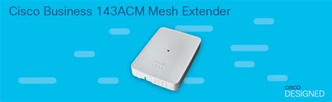 Cisco Business 143acm Wi Fi Mesh Extender 802 11ac 2x2 1 Gbe Port Wall Mount