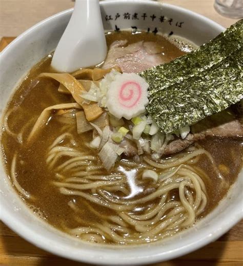 『江戸前煮干し醤油そば』江戸前煮干中華そば きみはん 梅田店のレビュー ラーメンデータベース