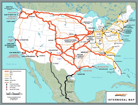 Bnsf Map Color 2018