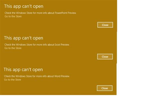 Unable To Open Office Universal Apps Error This App Can T Open Microsoft Community