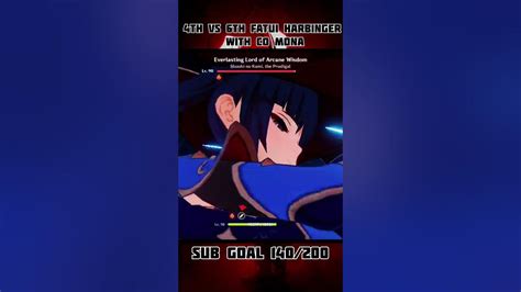 4th Vs 11th Fatui Harbinger With C0 Mona Shortsfeed Shorts Genshinimpact Youtube