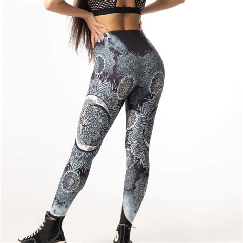 მთვარის ფაზა ლეგინსი კომფორტული და მდგრადი Trippy