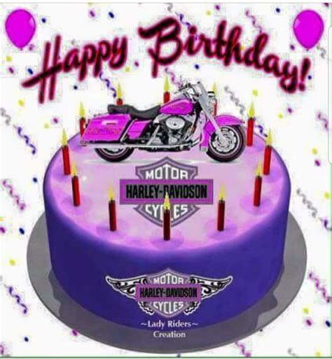 Happy Birthday Harley Davidson Happy Birthday Biker Happy Birthday In