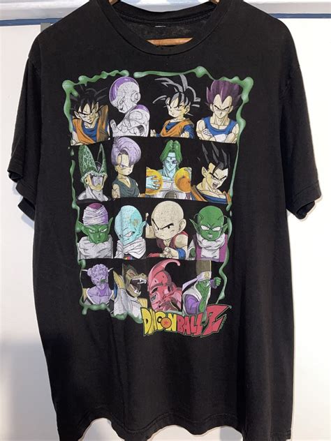 Dragonball Z Vintage 2008 Cast T Shirt Size Large Gem