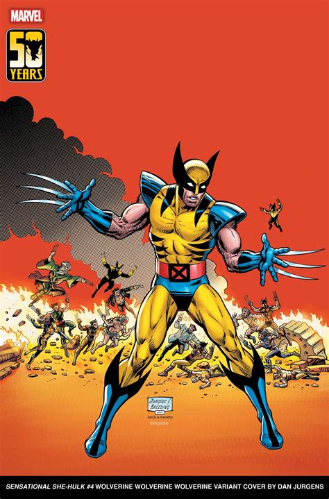 Wolverine 50th Anniversary Variants Pay Homage To Famous Marvel Comics