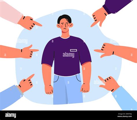 Man With Accusation Vector Concept Stock Vector Image And Art Alamy
