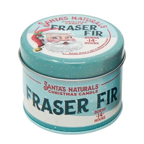Santas Naturals Fraser Fir Scented Christmas Candle Shop Candles At