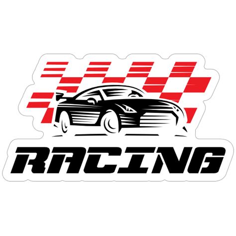 Car Racing Logo Stickers