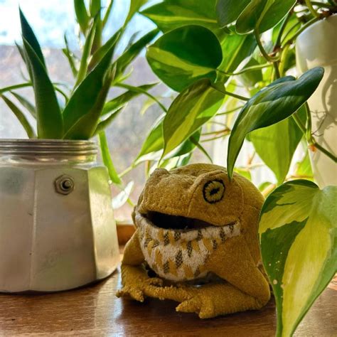 Exquisite Handcrafted Toad Pincushion Sewing Template And Instructions