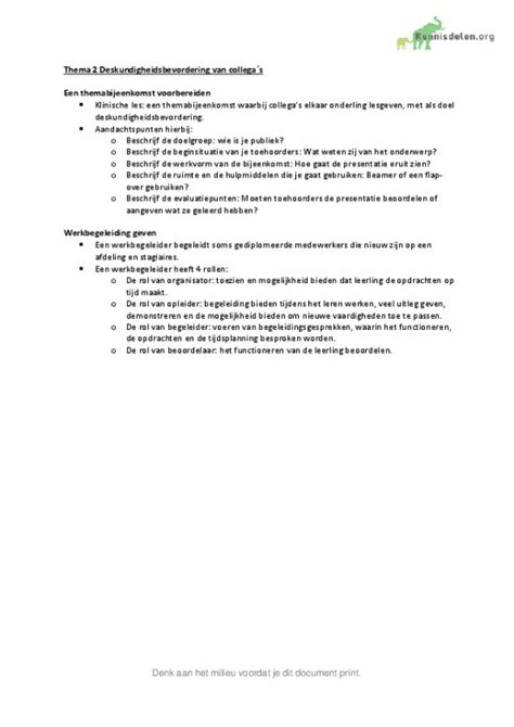 Samenvatting Deskundigheid Professionalisering En Kwaliteitszorg