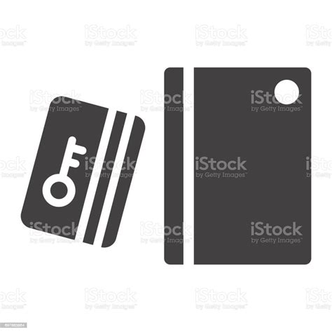 슬쩍 카드 리더와 키패드 고체 아이콘 보안 액세스 및 전자 자물쇠 벡터 그래픽 흰색 배경에 Eps 10 문양 패턴 아이콘에 대한