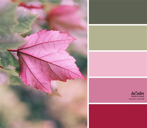 Цветовая палитра № 0031 Color Palettes For Design Палитры цвета для