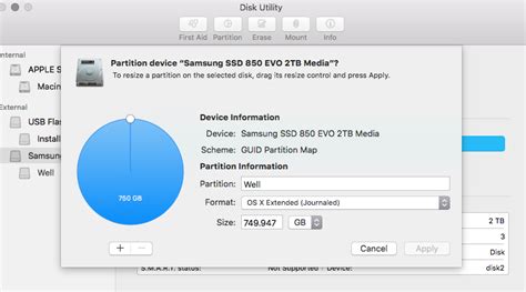 Macos Cannot Resize Partition On HFS Drive Using Disk Utility Super User