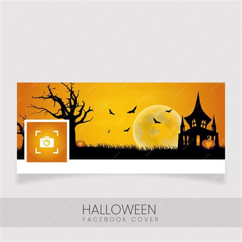 Premium Vector Happy Halloween Facebook Cover Page Design