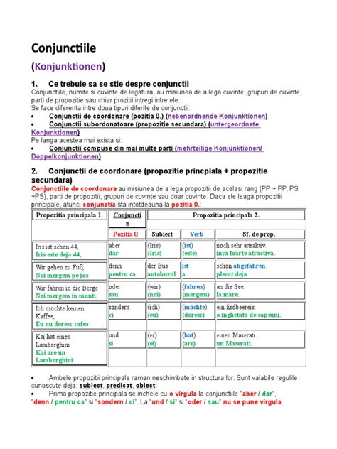Conjunctii Pdf