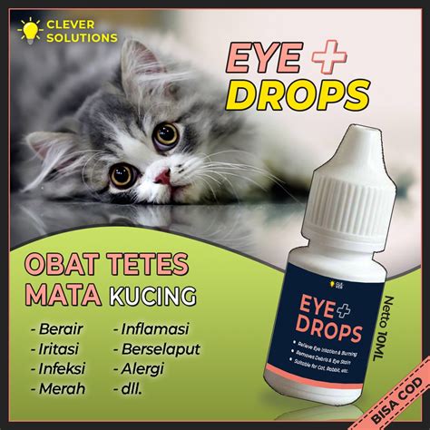 Jual Obat Tetes Mata Kucing EYE PLUS DROPS Obat Sakit Mata Kucing