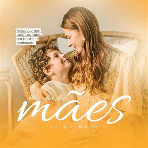 Feliz Dia Das Mães Feed Psd Download 62474 Criativo Dahora