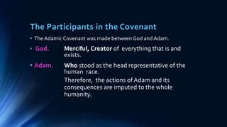 The Adamic Covenant Pptx