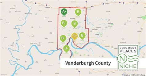 Vanderburgh County Zip Code Map