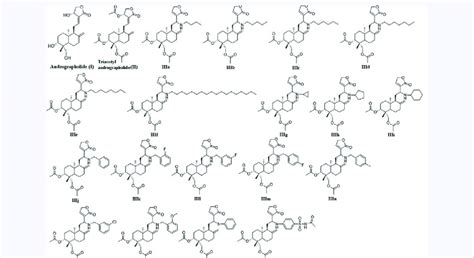 Structures And The Codes Assigned For The Andrographolide Derivatives Download Scientific Diagram