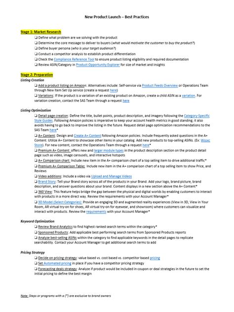 Sas New Product Launch Best Practices 2024 Pdf Brand Augmented Reality