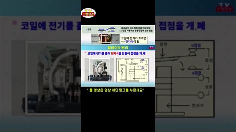 릴레이 동작원리 Youtube