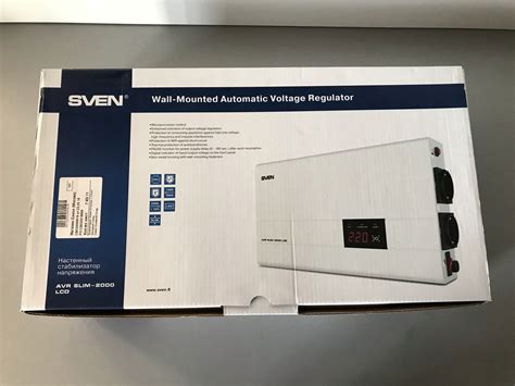Обзор от покупателя на Стабилизатор напряжения SVEN AVR SLIM-2000 LCD ...