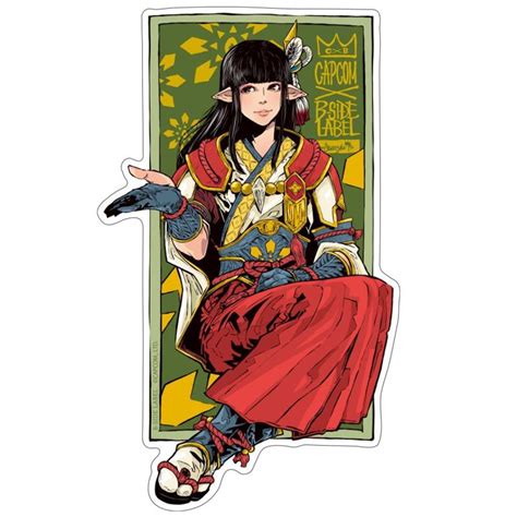 Capcom X B Side Label Sticker The Handler B Side Label