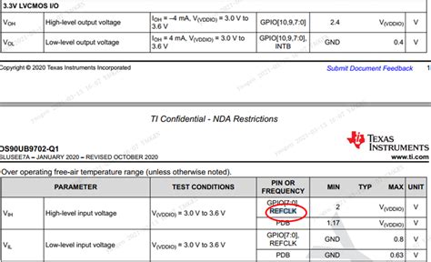 Ds90ub960 Q1 Do Vddio And Refclk Power Have To Be The Same？ Interface Forum Interface Ti