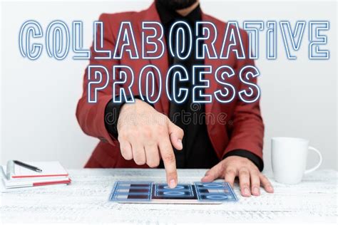 Handwriting Text Collaborative Process Business Overview People And