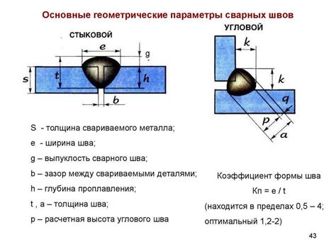 Катет сварного шва при сварке: как измерить, рассчитать и выбрать