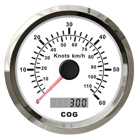 Auto Modified 85mm Gps Speedometers 0 60knots Ships Speed Indicator 0 110km H Instrument Gauge