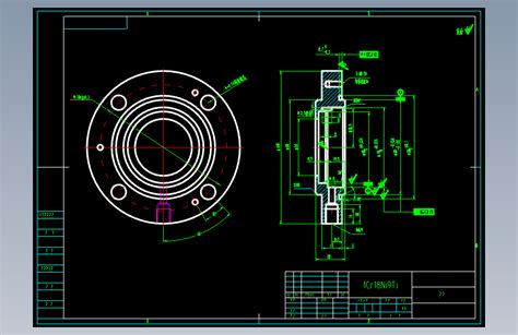 机械密封图纸DWG AutoCAD 2004 模型图纸下载 懒石网