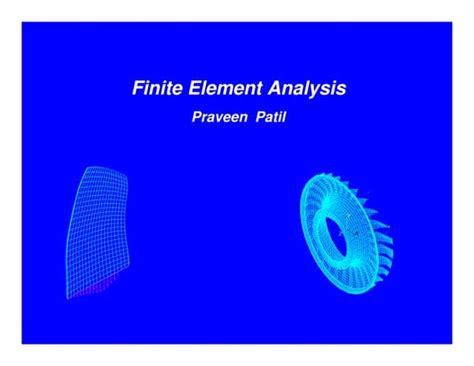 Introduction To Finite Element Analysis Pptx