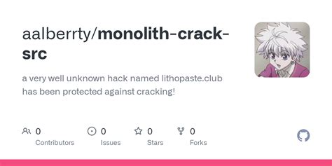 Github Aalberrty Monolith Crack Src A Very Well Unknown Hack Named