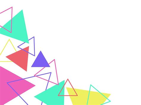 Cute Abstract Geometric Triangle Corner 54936188 Vector Art At Vecteezy