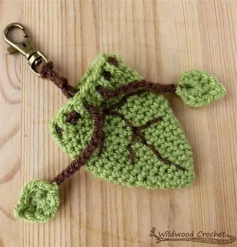 Keychain Pouch Crochet Pattern Weave Crochet