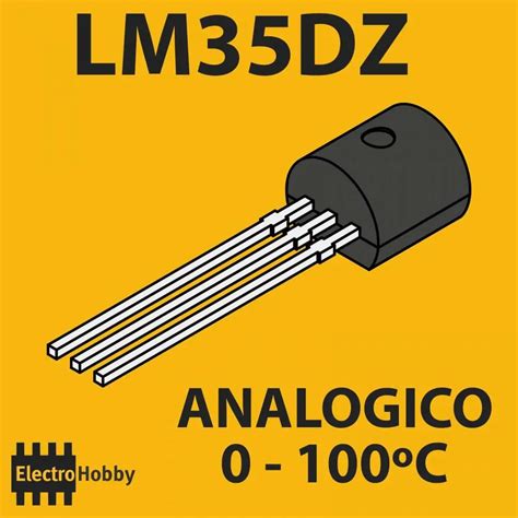 LM35 Sensor temperatura analógico de precisión para Arduino