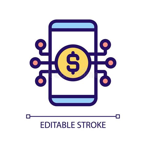 Banking Pixel Perfect RGB Color Ui Icons Set For Dark Light Mode Stock Vector Illustration Of