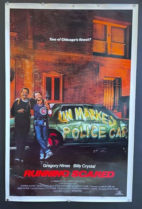 Running Scared 1986 Original One Sheet Movie Poster Hollywood Movie Posters