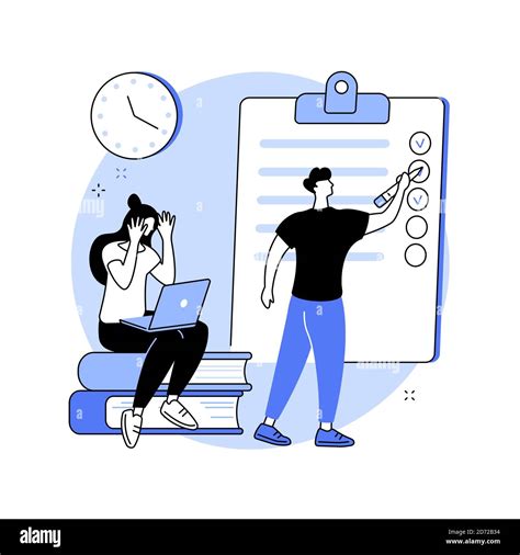 Exams And Tests Abstract Concept Vector Illustration Stock Vector Image And Art Alamy