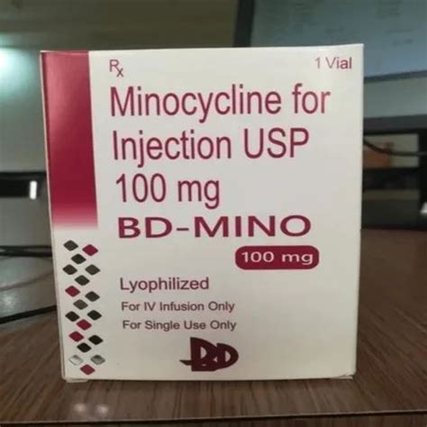 Minocycline Injection Usp Strength 100 Mg At ₹ 3254 Box In Nagpur